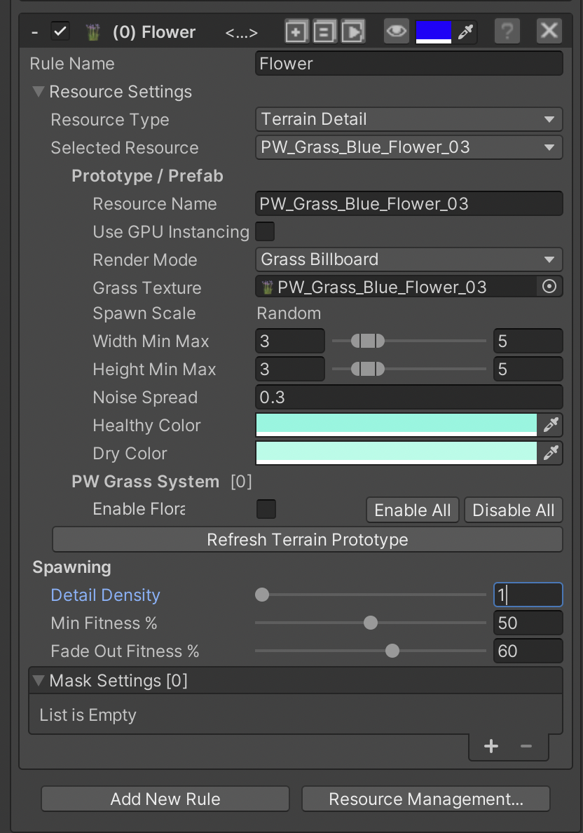 Flora does not show on runtime - Gaia & Gaia Pro (All Versions) - Canopy - Procedural Worlds