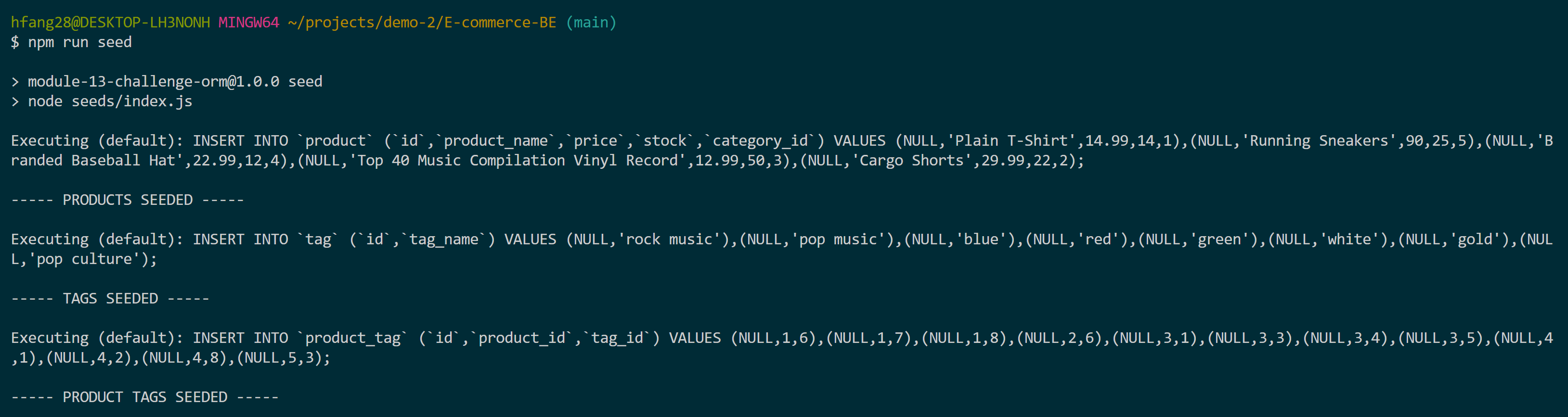 GitHub - hfang821/E-commerce-BE: npm Sequelize & Object-Relational ...