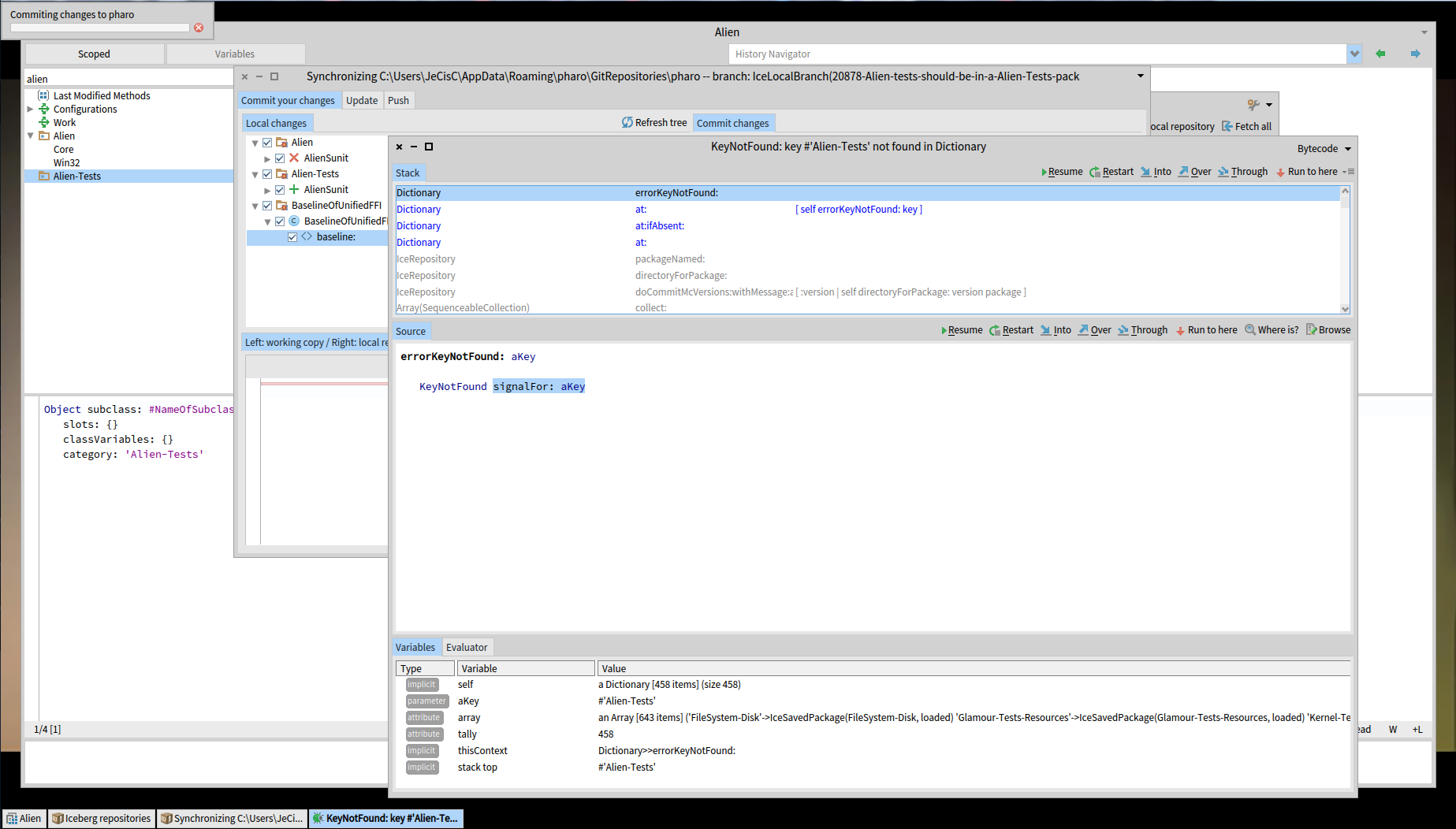 Bug During Commit Of A New Package · Issue 542 · Pharo Vcsiceberg