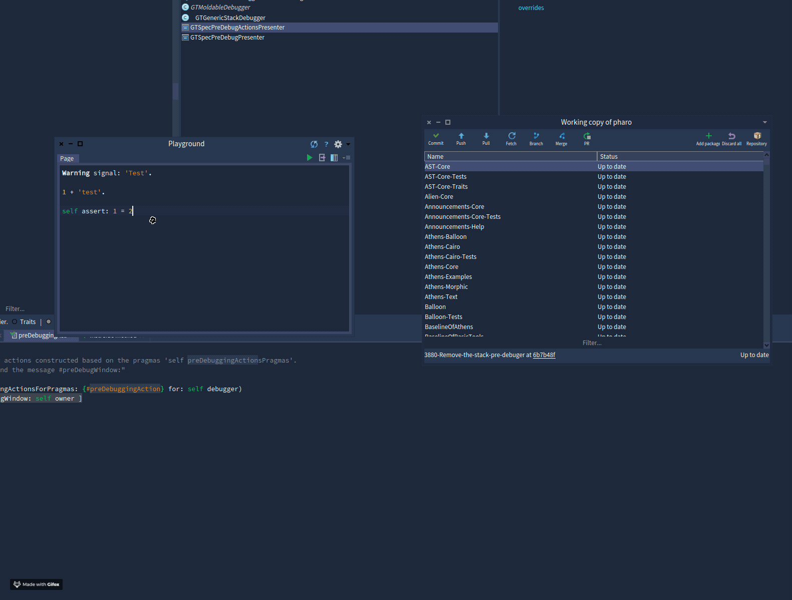 Remove the stack pre debuger · Issue #3880 · pharo-project/pharo · GitHub