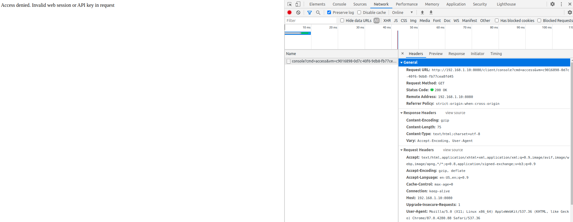 Potential security issue with novnc console · Issue #4550 · apache/cloudstack · GitHub
