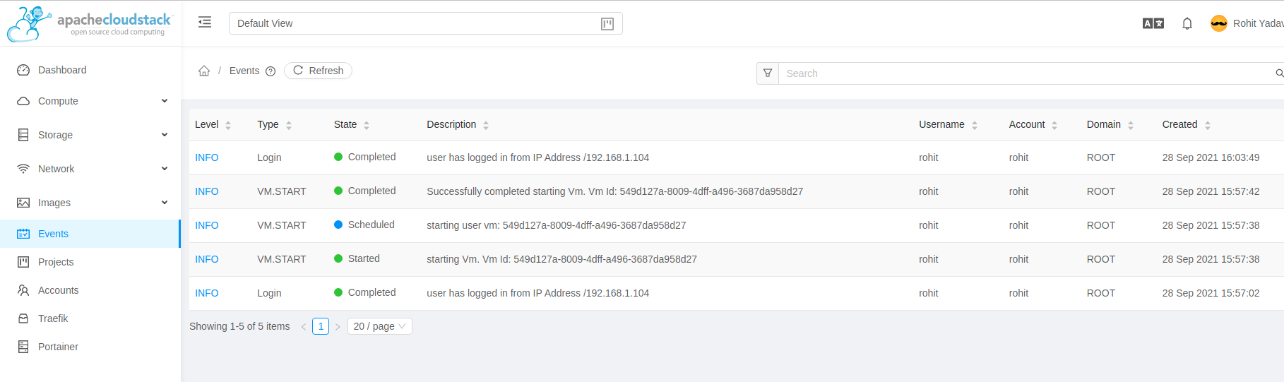 Users can't archive or delete their events · Issue #5519 · apache/cloudstack · GitHub