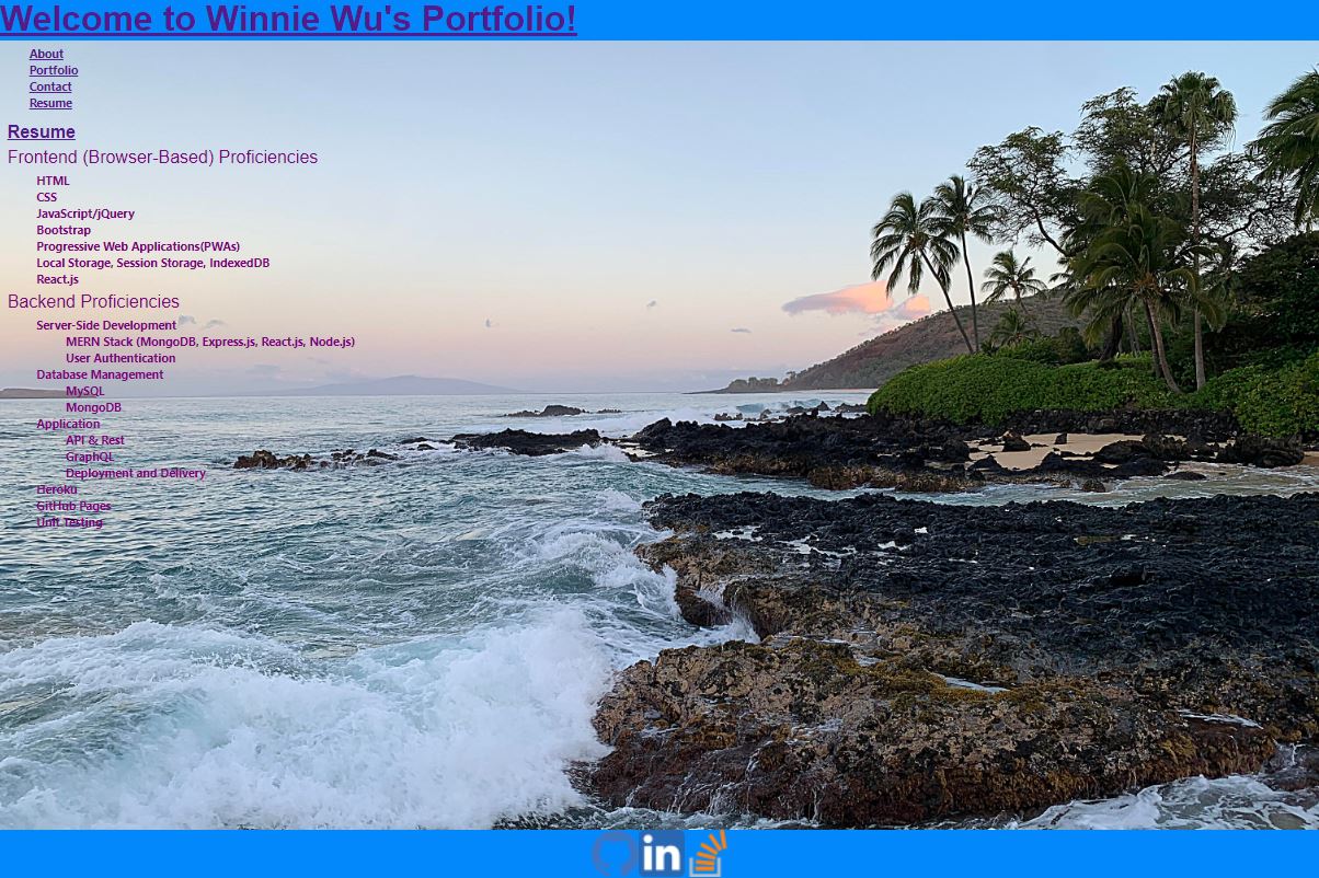 GitHub - WinnieCWu/WinnieCW-portfolio-via-react