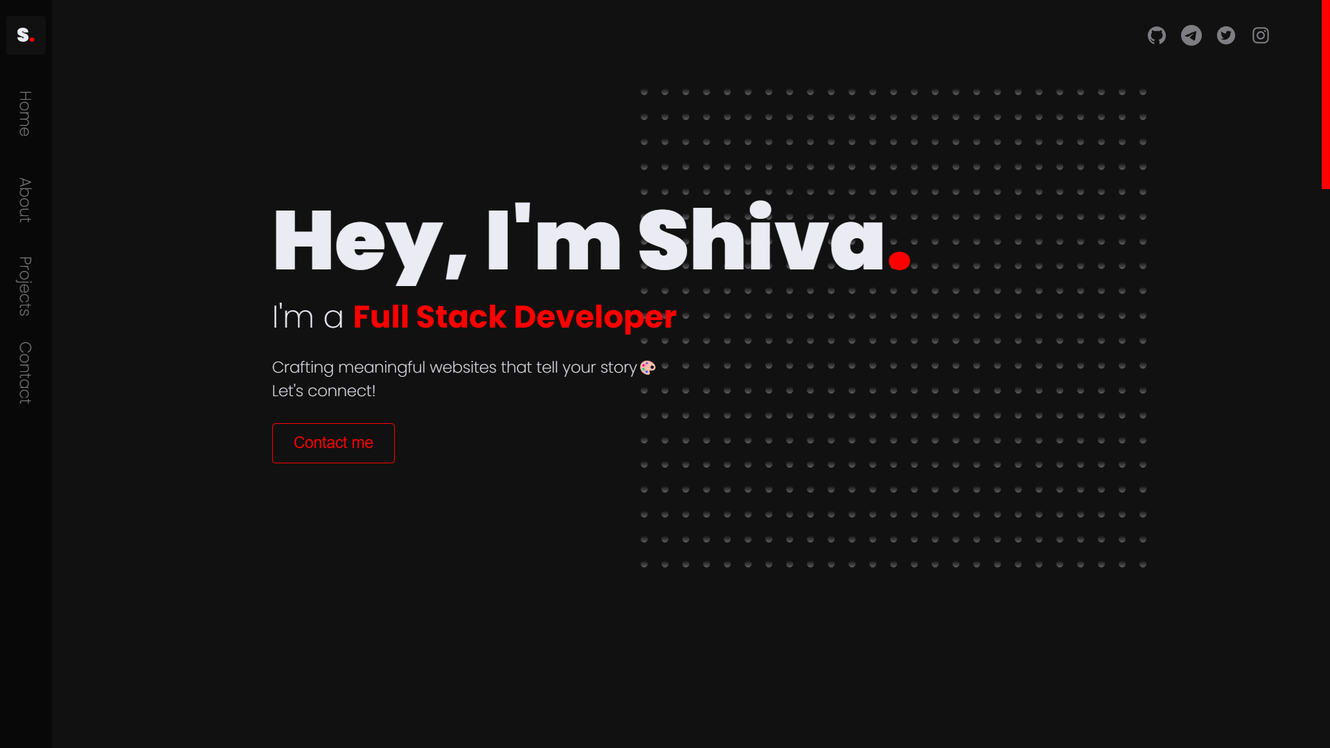 GitHub - ShivaBhattacharjee/Vermilion: Vermilion is a portfolio website template designed to ...
