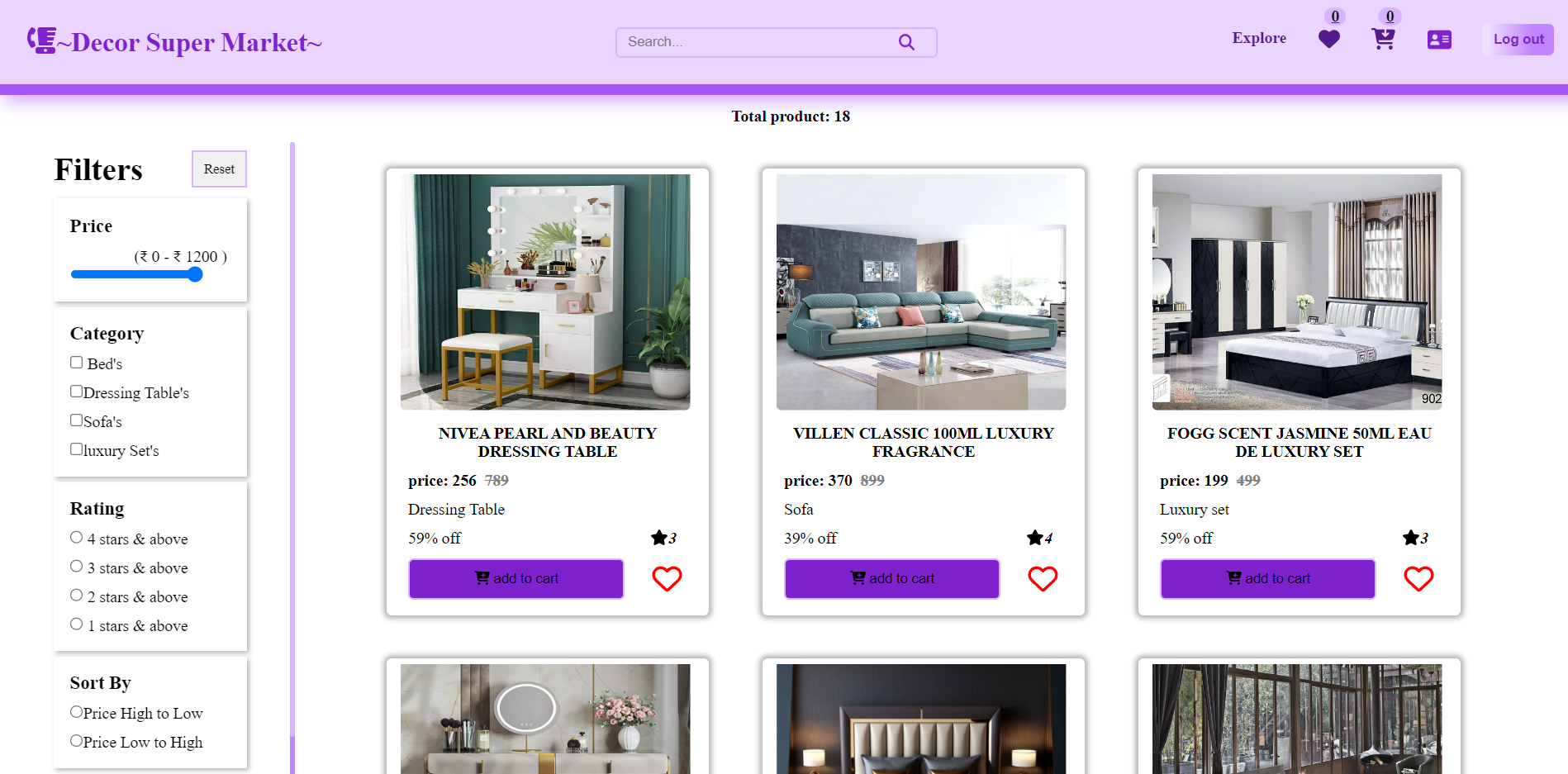 GitHub - Shaheen-Siddiqui/The-Decor-SuperMarket: decor-supermarket is the E-COMMERCE repository ...