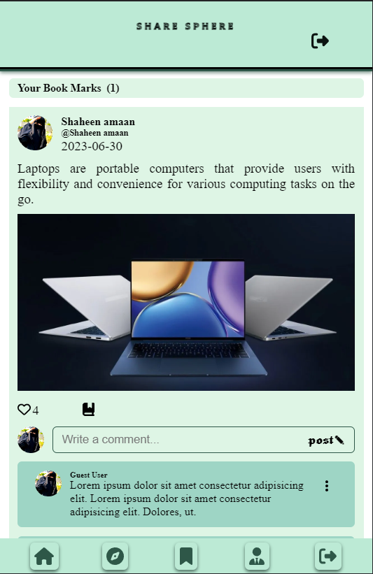 GitHub - Shaheen-Siddiqui/share-sphere: Share Sphere is an Social Media application that Connect ...