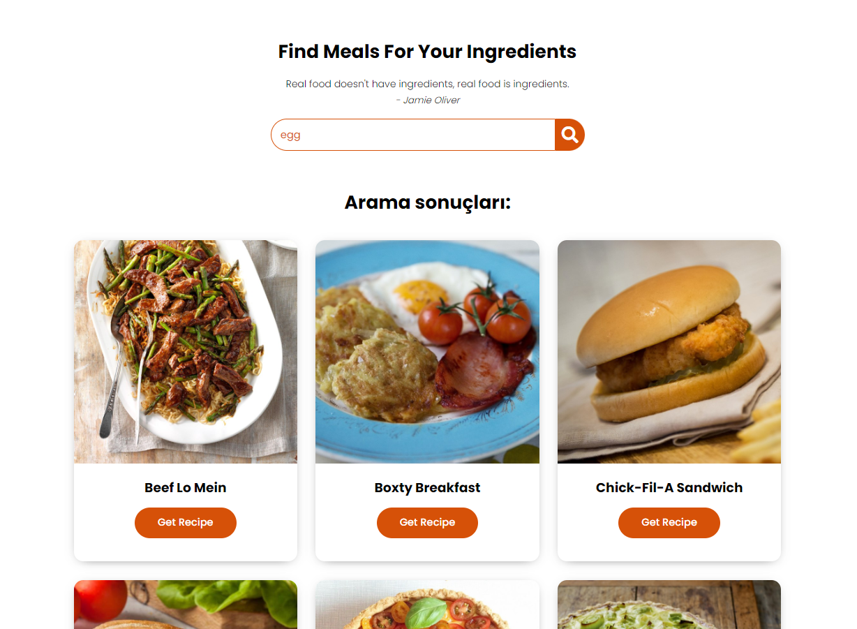 GitHub - burakulass/Food-Reciepe-App: Food Reciepe App with Vanilla Js