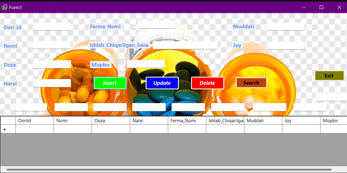 GitHub - Javlonbek-dev/Dorixona: Drug search system in pharmacies