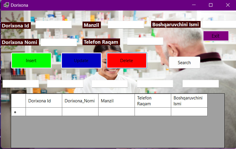 GitHub - Javlonbek-dev/Dorixona: Drug search system in pharmacies