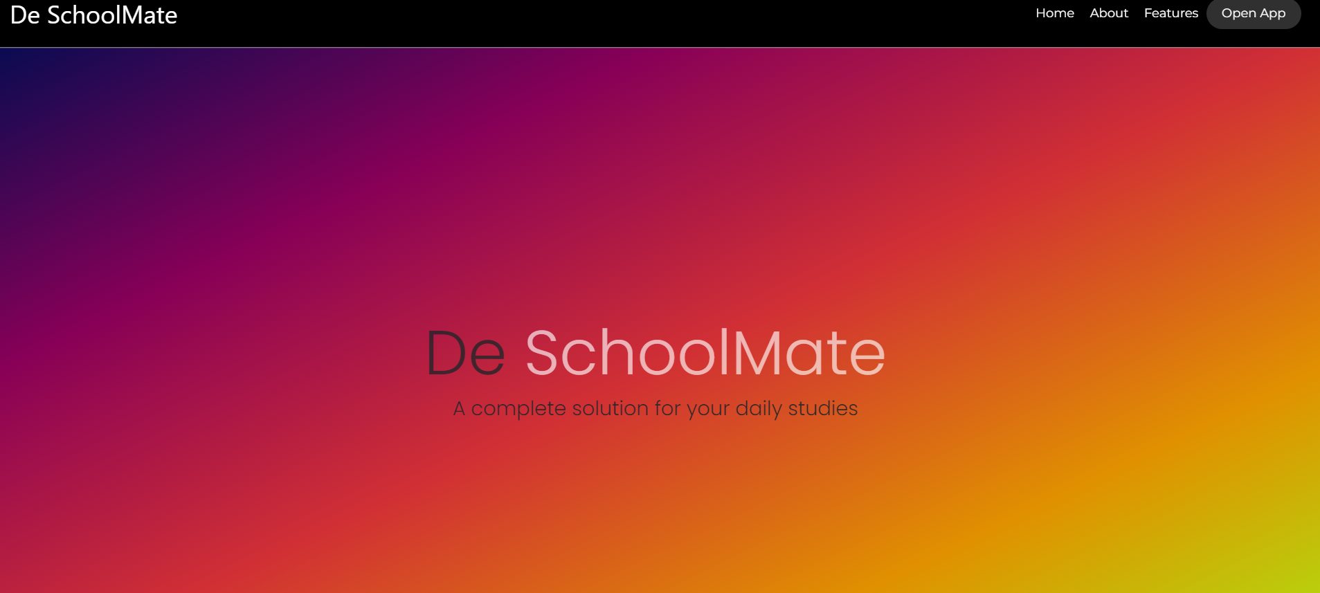 Design the Todo List referring from the the Landing page · Issue #51 · SpandanM110/De-SchoolMate ...
