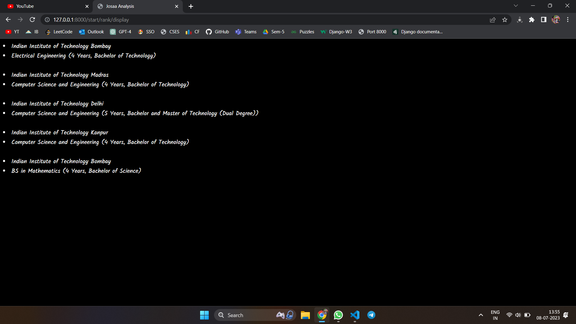 GitHub - SriChaitu/JoSAA-Data-Analyzer