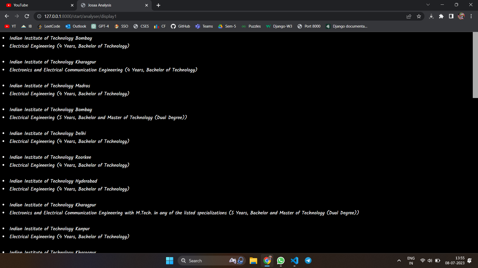 GitHub - SriChaitu/JoSAA-Data-Analyzer