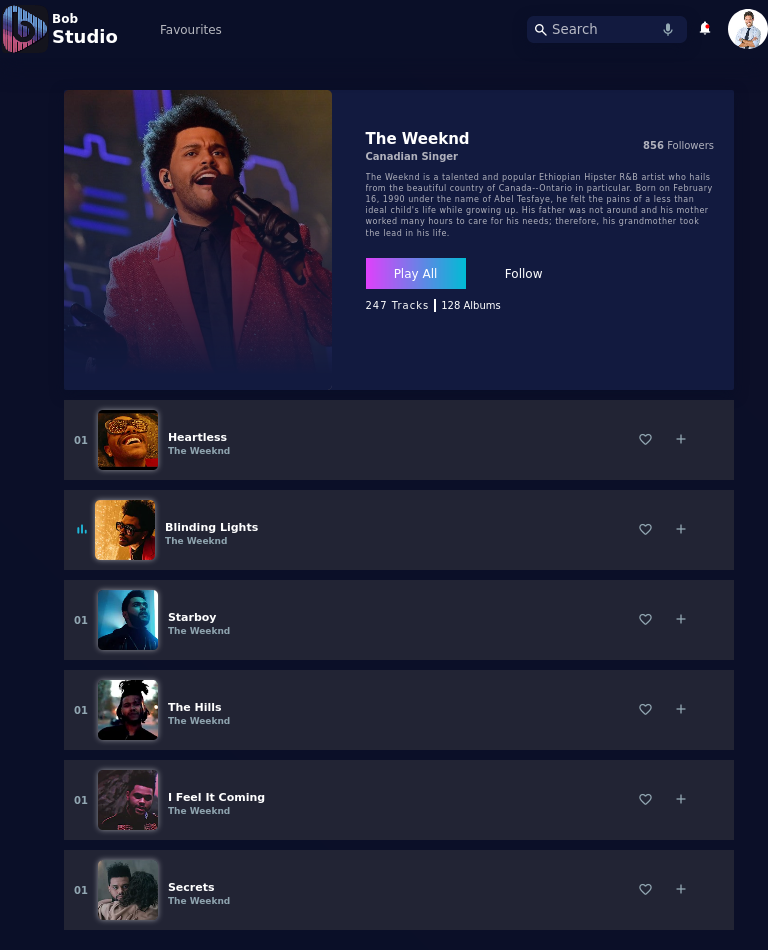 Github Geek Prince7music Player Frontend A Front End Project Using Html And Css