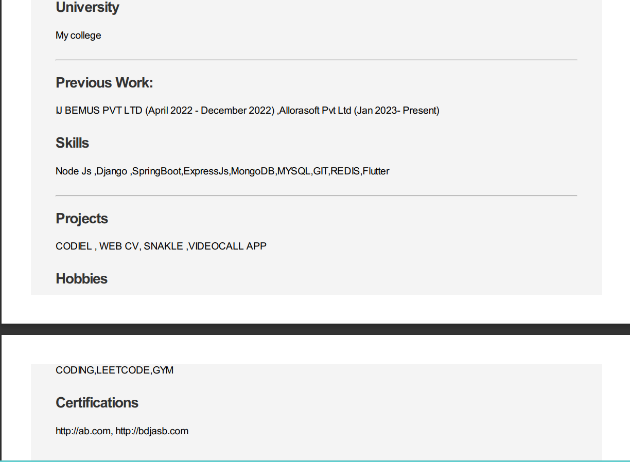 GitHub - Geek-prince7/CV-generator: DJNAGO CV generator web app