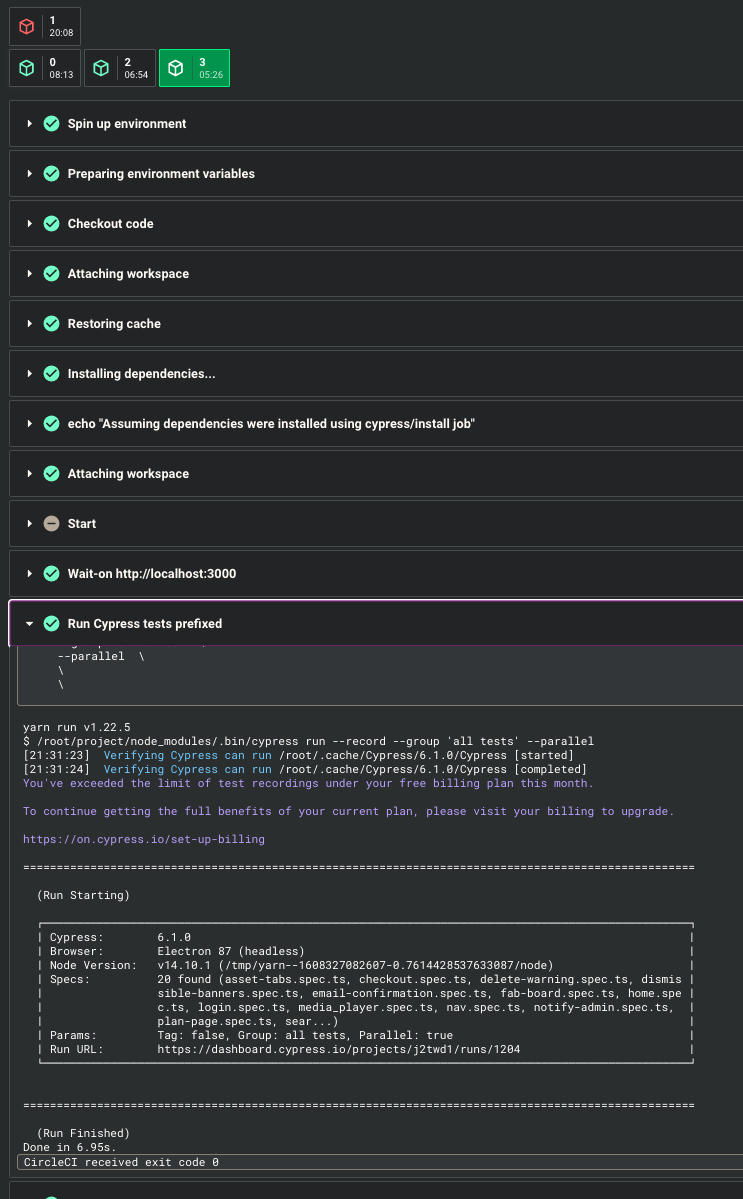 Parallelization not working · Issue #322 · cypress-io/circleci-orb · GitHub