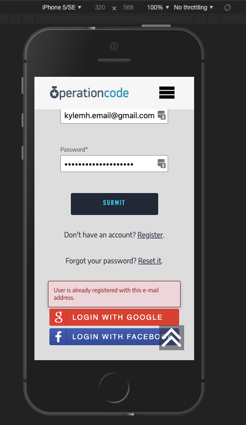 Alert for social sign-ons is too big · Issue #597 · OperationCode/front-end · GitHub