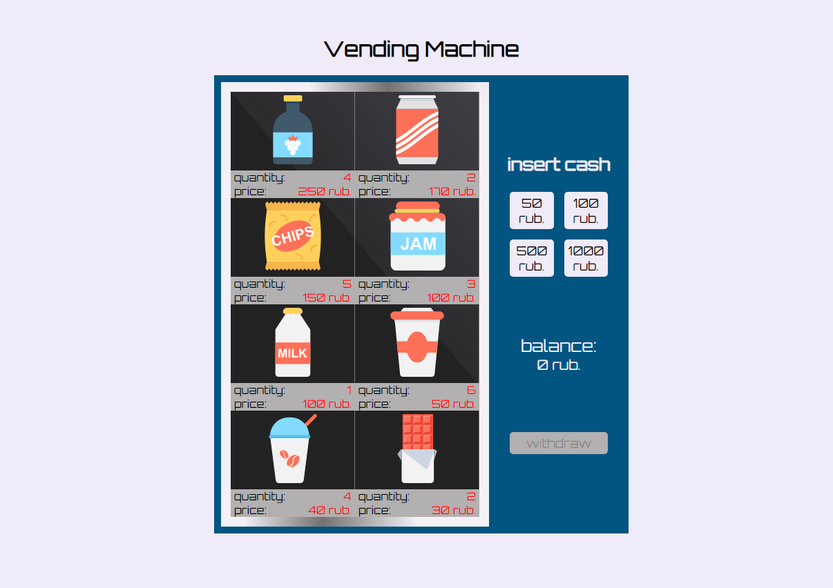GitHub - pug000/vending-machine