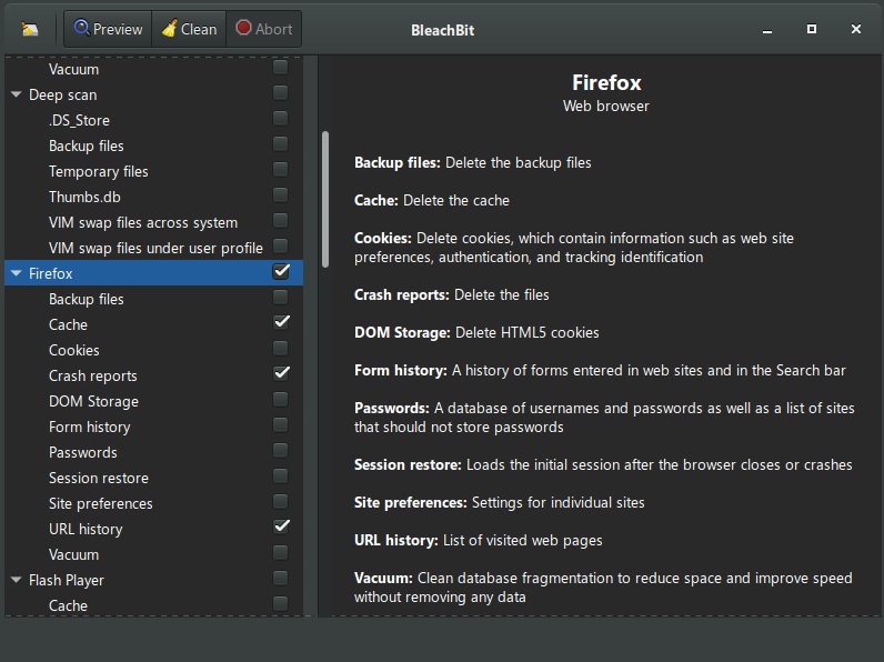 Cleaning removes some favicons · Issue #1307 · bleachbit/bleachbit · GitHub