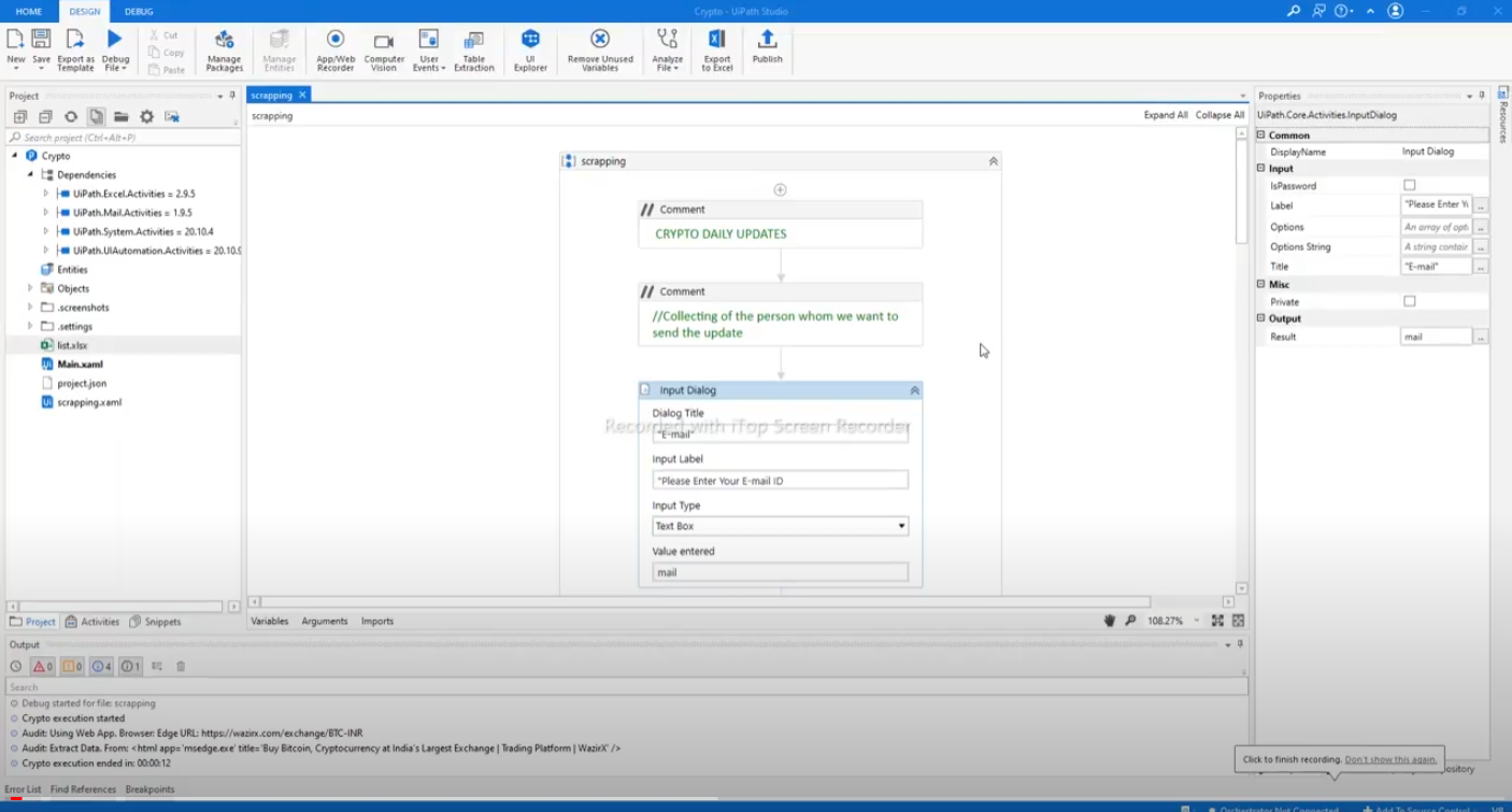 GitHub - Rakshitgupta9/RPA-Project: Daily Report Of cryptocurrency on Mail using UI-Path under RPA