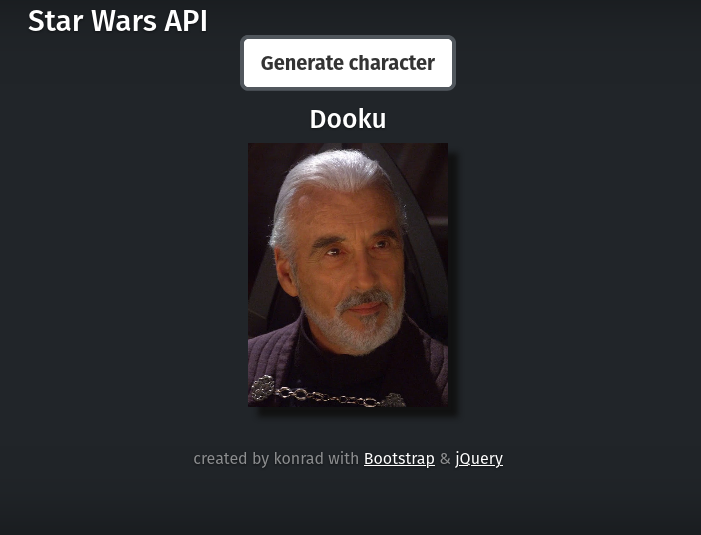 GitHub - domalewski/star-warrs-api
