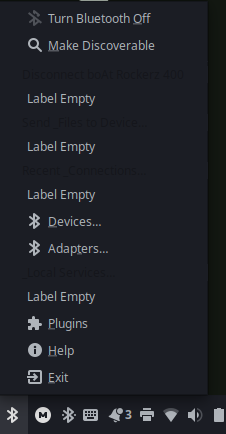 Label Empty · Issue #1815 · blueman-project/blueman · GitHub