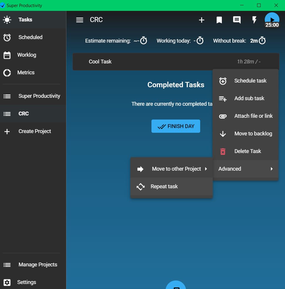 Repeating Tasks · Issue #187 · johannesjo/super-productivity · GitHub