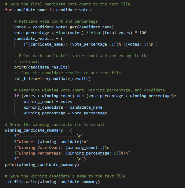 GitHub - Rhonys/Election_Analysis: Python Script