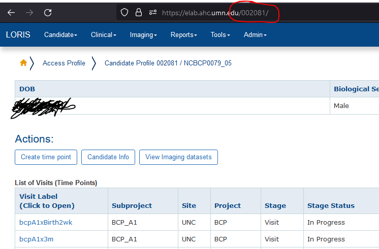 Candidate profiles for CandID shorter than 6 digits gives 404 error · Issue #8249 · aces/Loris ...