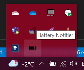 GitHub - NSoldatovic/Battery-Notifier