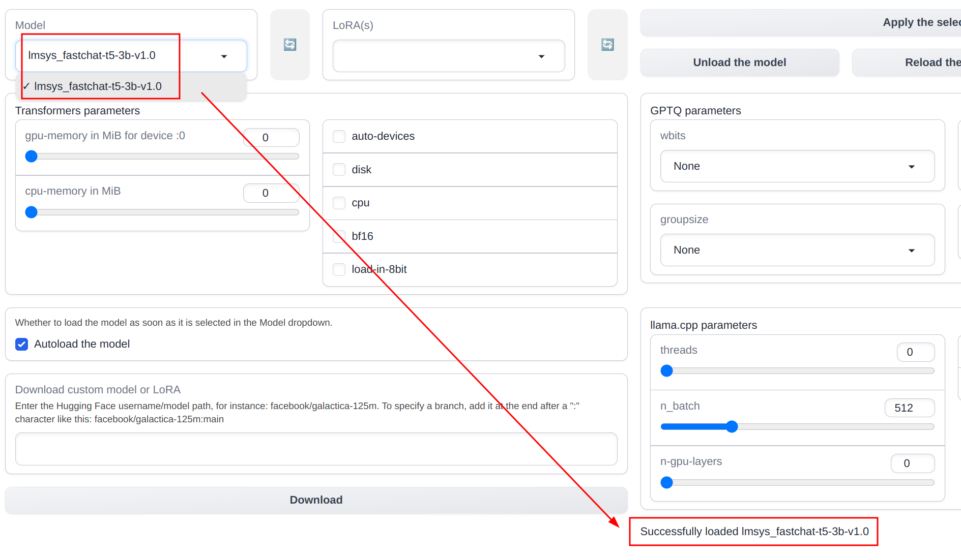 Not able to load Fastchat 3b model · Issue #2041 · oobabooga/text-generation-webui · GitHub