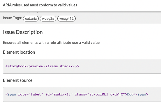 [Label] role label is not valid · Issue #1558 · radix-ui/primitives · GitHub