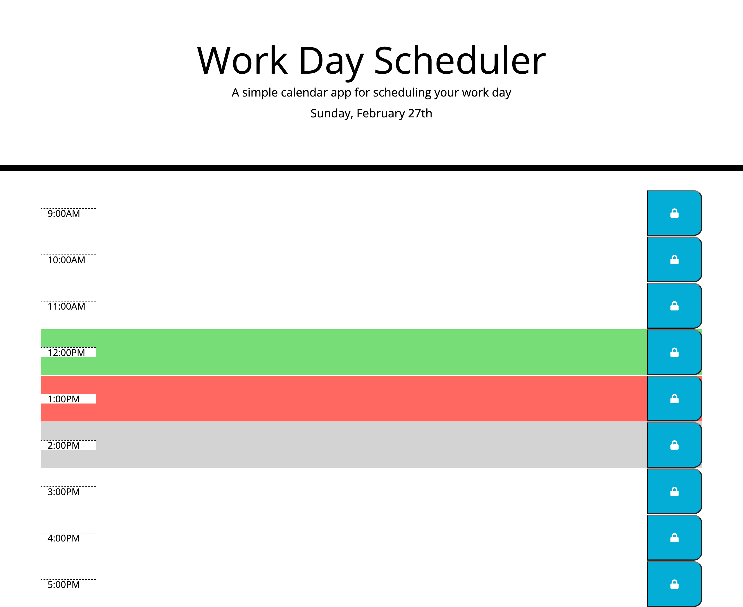 GitHub - oliviakim96/work-day-scheduler