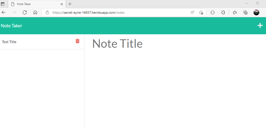 GitHub - Damon-Hansen/note-taker: This is an Express.js and Node.js ...
