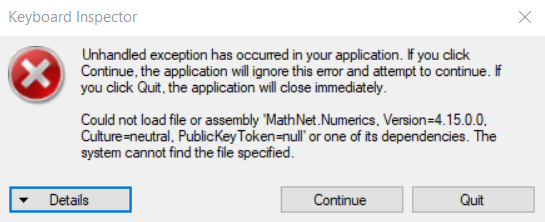 Error when opening analyze for the polling rate · Issue #6 · mat1jaczyyy/Keyboard-Inspector · GitHub