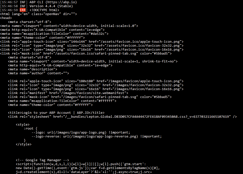 No valid error message when no organization found in abp login · Issue #10610 · abpframework/abp ...