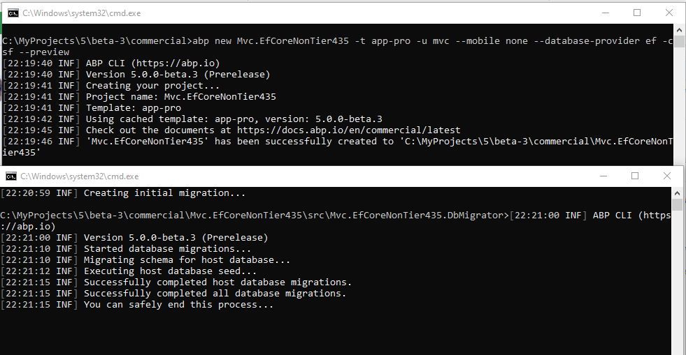 Data Migration Issue on macOS · Issue #9248 · abpframework/abp · GitHub