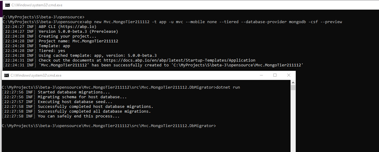 Data Migration Issue on macOS · Issue #9248 · abpframework/abp · GitHub
