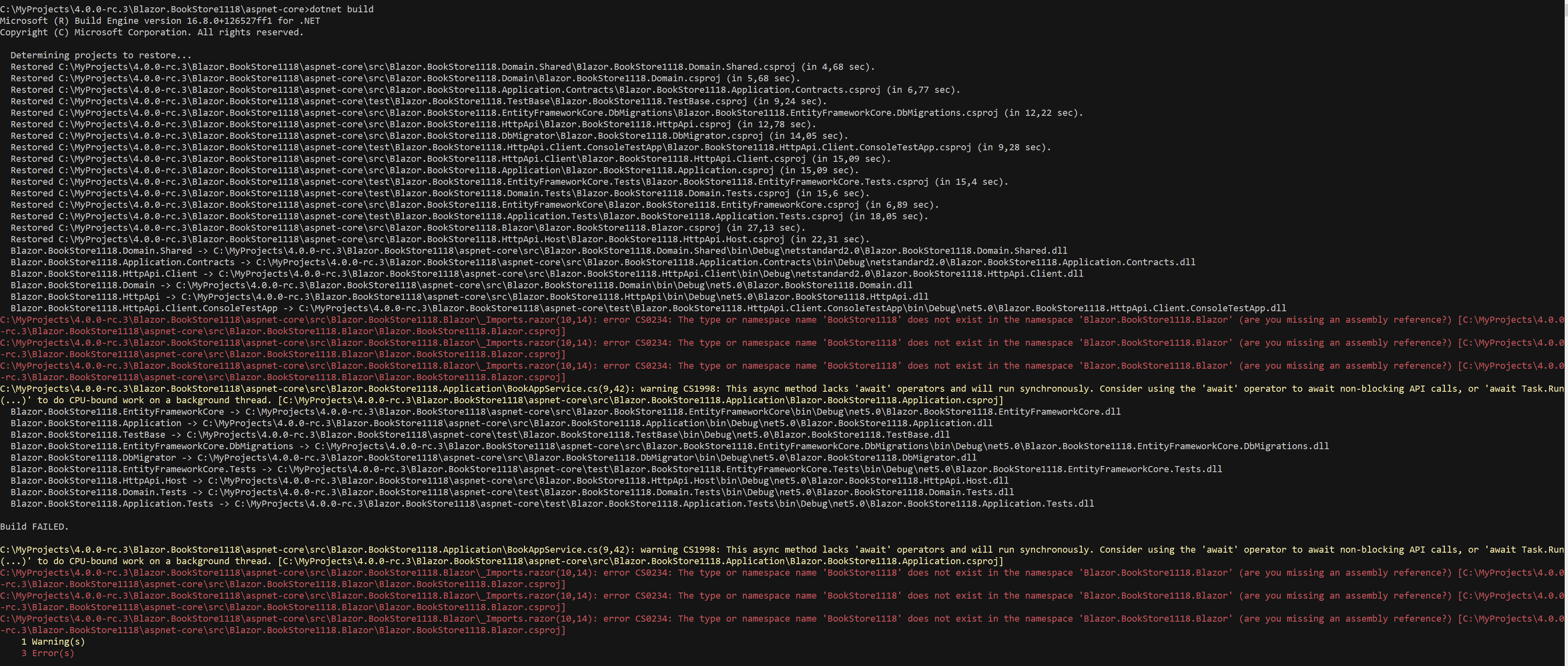 Blazor Cannot Find The Namespace In Using Directives Of Importrazor