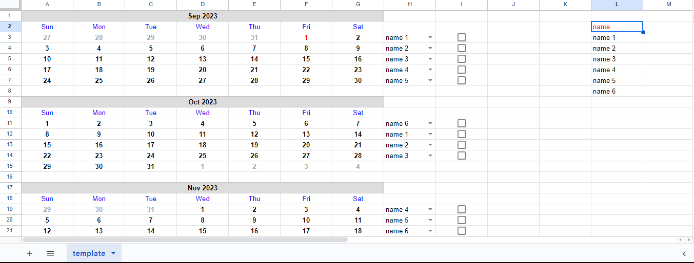 GitHub - yxleong/ExcelShiftScheduler: Generate monthly calendars within ...