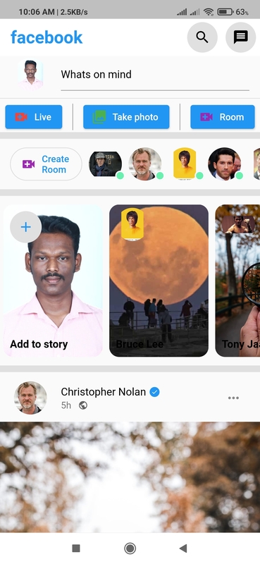 GitHub - Ajai-Joseph/Facebook-Home-UI: Flutter