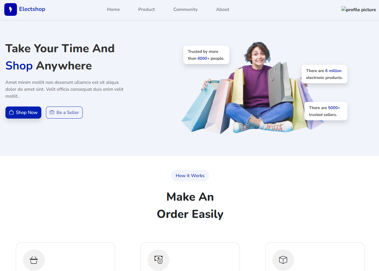 GitHub - AsmaraRP/ElectShop-Frontend: Front end from E-commerce website ...