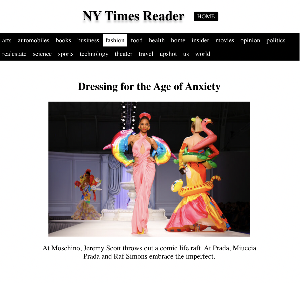 GitHub - jordan-sullivan/ny-times-news-reader: New York Times News Reader