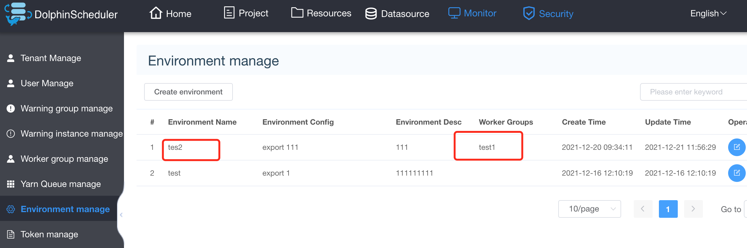 [Bug] [dolphinscheduler-ui] The Environment Name drop-down box does not display the environment ...