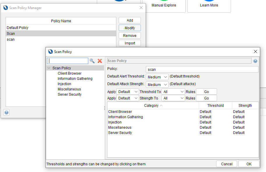 Scan Policy Manager Policy multiplies while modifying the name · Issue #7134 · zaproxy/zaproxy ...