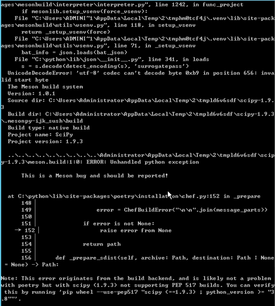 Poetry Install时报错 · Issue 1313 · Hibikierzhenxunbot · Github