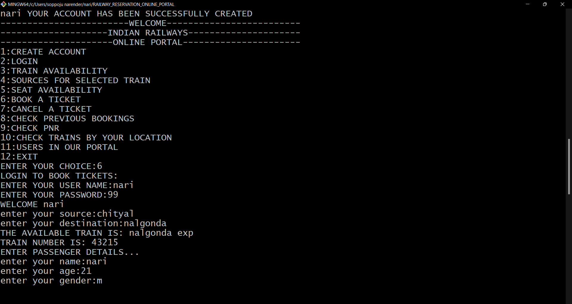 GitHub - Nari2002/RAILWAY_RESERVATION_ONLINE_PORTAL