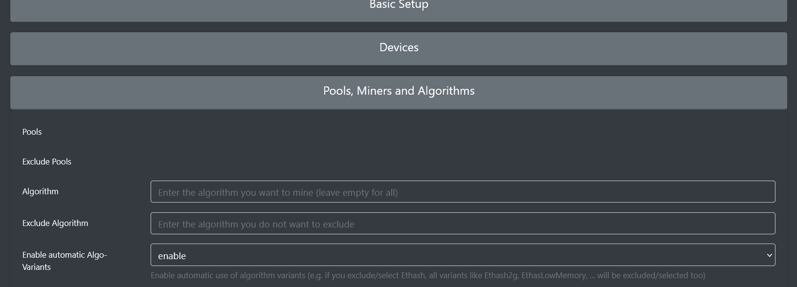 RBM suddenly stopped mining - claims no pools selected · Issue #2268 · RainbowMiner/RainbowMiner ...