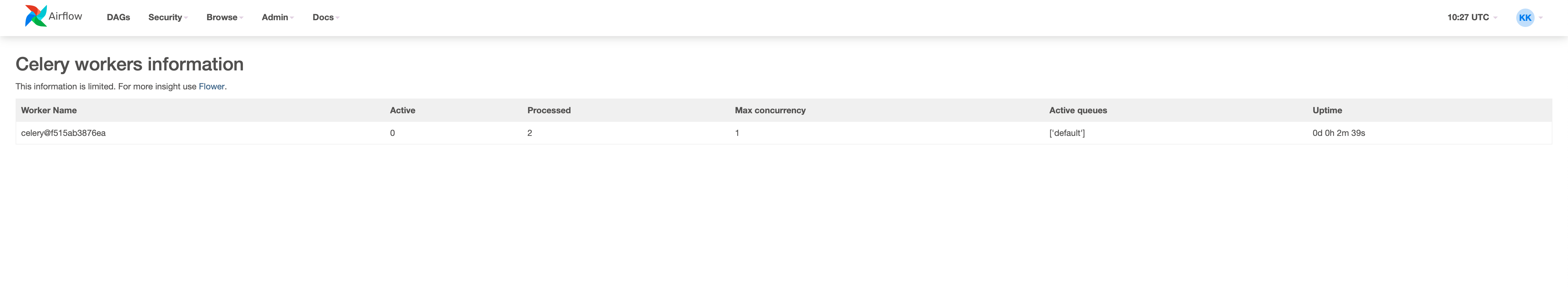 Add celery stats to Airflow webui