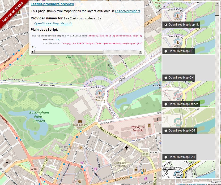 Swatch/previews out of alignment with main map · Issue #328 · leaflet-extras/leaflet-providers ...