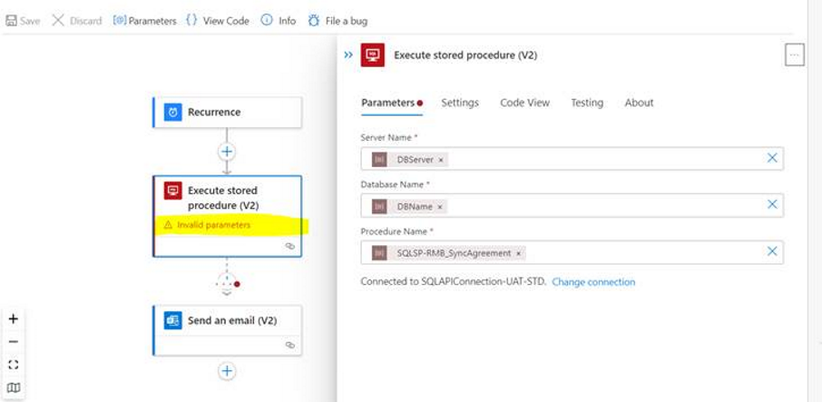 Invalid Parameter in the Logic app designer · Issue #2860 · Azure/LogicAppsUX · GitHub